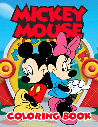 Mickey Mouse Coloring Book: 50+ Coloring Pages. Exclusive Artistic ...