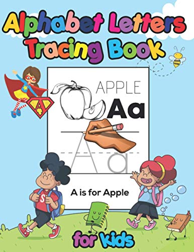 Alphabet Letters Tracing Book for Kids: Tracing Interior | Preschool ...
