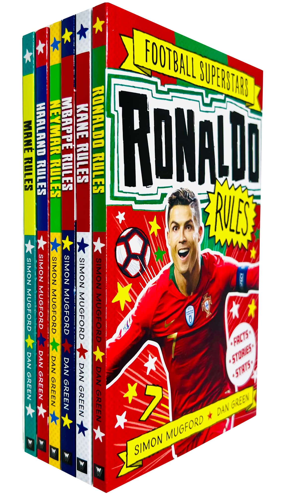 Football Superstars 6 Books Collection Set By Simon Mugford & Dan Green ...