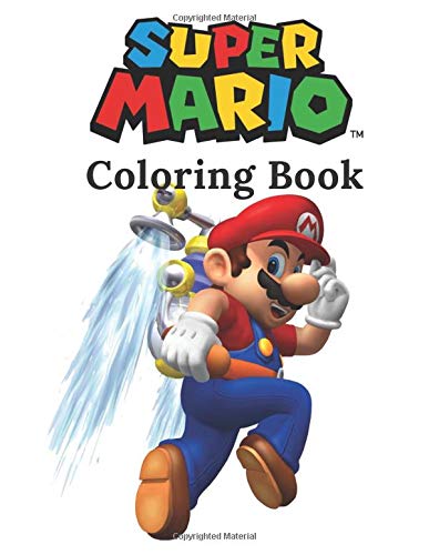 Super Mario Coloring Book: Super Mario Colouring Book For Kids And ...