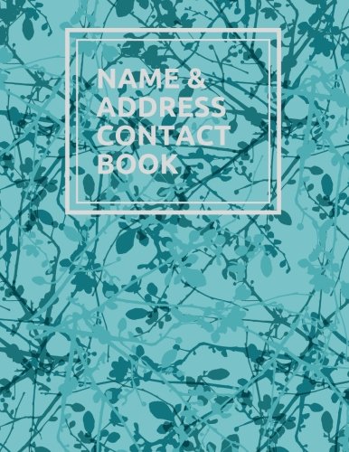 Name & Address Contact Book: Large Print Birthdays & Address Book for ...