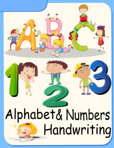 Alphabet & Number Handwriting Workbook for kids: Learning To Write ...