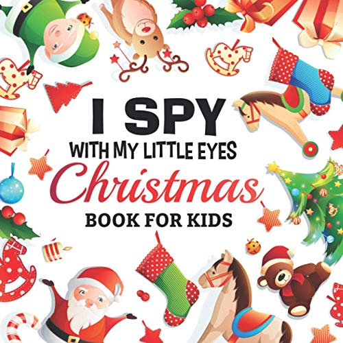 I Spy With My Little Eyes Christmas Book For Kids: A Fun Coloring ...