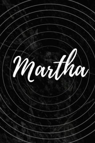 Martha: Personalized Notebook with Name Martha | Writing Drawing ...