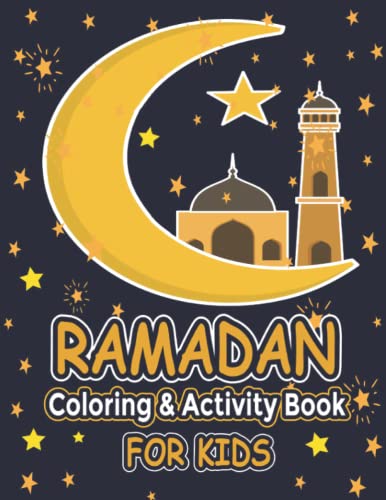 Ramadan Coloring & Activity Book For Kids: Cute Muslim Coloring Pages ...