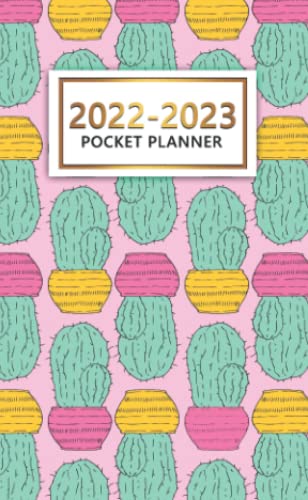 2022-2023 Pocket Planner: 2 Year Pocket Agenda, Monthly Calendar ...