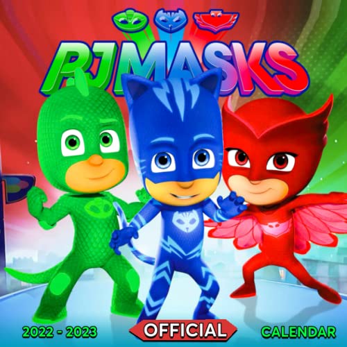 PJ Masks 2022 Calendar: Cartoon 2022 OFFICIAL calendar -PJ Masks Weekly ...