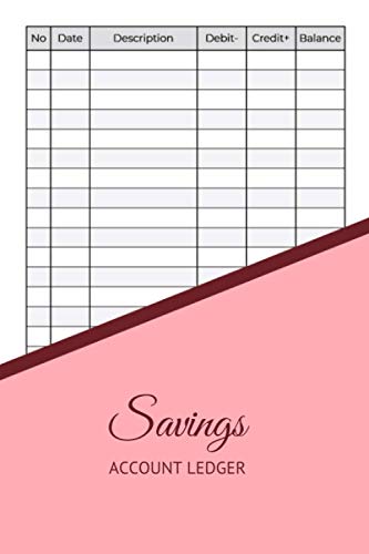 Savings Account Ledger: Personal Checking Account Transaction Register ...