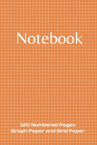 Graph Paper Notebook: Project Workbook with 120 Numbered Pages Quad ...
