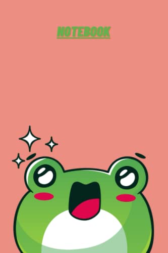 Cute Frog Notebook: Cute Frog Journal For Women Girls Kids Gifts Kawaii ...