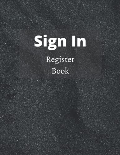 Sign In Register Book: Employee Time Sheet Log Book, Staff Sign In And ...