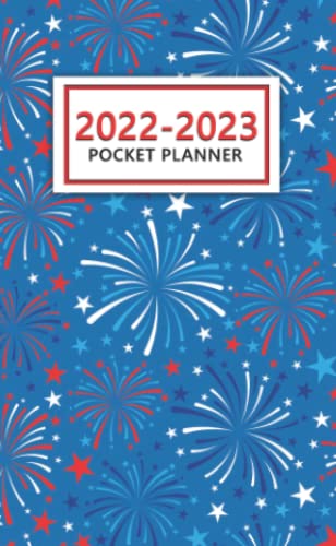 2022-2023 Pocket Planner: 2 Year Pocket Agenda, Monthly Calendar ...