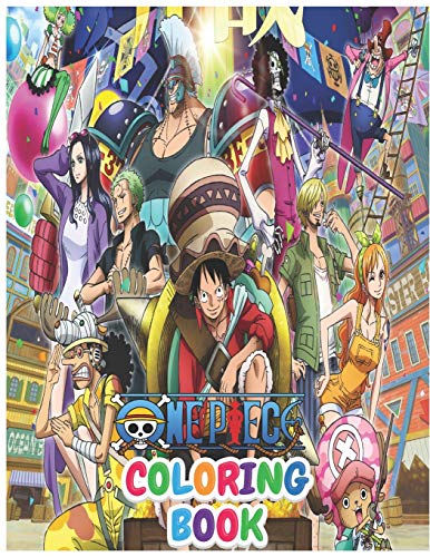 One Piece Coloring Book: 68+ High-Quality Coloring Pages for Kids and ...