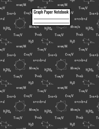Graph Paper Notebook: Science Series - 8.5" X 11" - squared, 4 squares ...