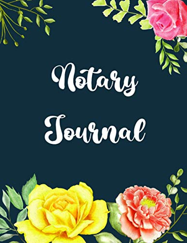 Notary Journal: Legal Notarial Logbook Acts records and Events Log with ...