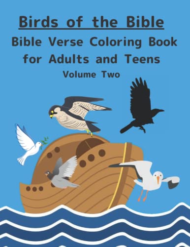Birds of the Bible: Bible Verse Coloring Book for Adults and Teens ...