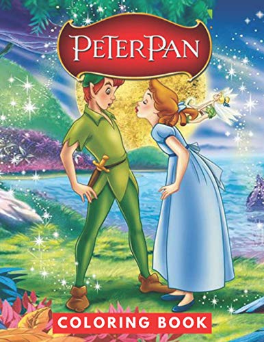 Peter Pan Coloring Book: Perfect Christmas Gift For Kids And Adults Who ...