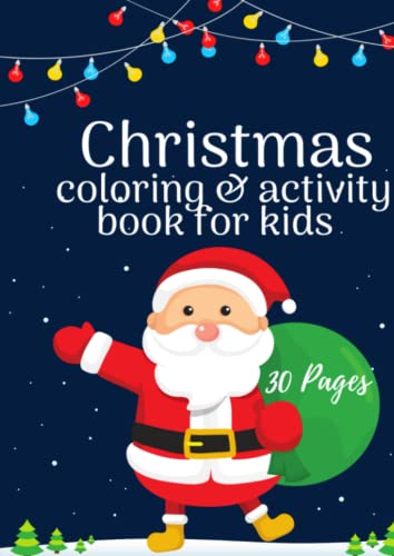 Christmas Coloring & Activity Book for kids by Happy Coloring Press ...