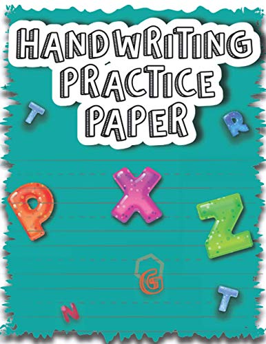 Handwriting Practice Paper: 200-Page Dotted Line Notebook (Handwriting ...