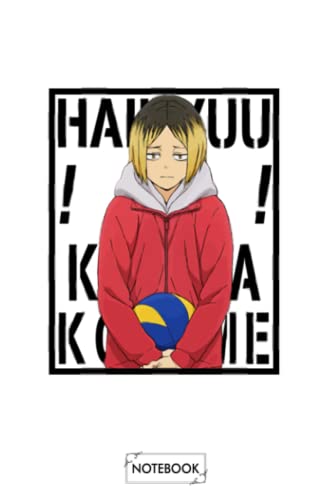 Haikyuu Kenma Kozume Background Textblack A73759 Notebook: 6x9 120 ...