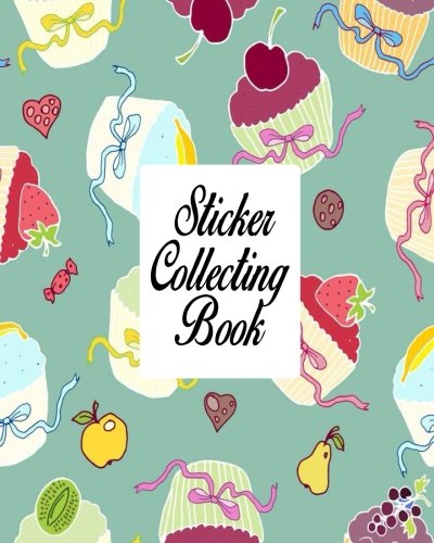 Sticker Collecting Book: Blank Sticker Book For Kids 8x10 100 pages by ...