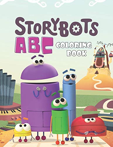 STORYBOTS ABC Coloring Book: An Alphabet Coloring Book For Kids, High ...