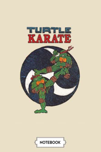 Turtle Karate Martial Arts Notebook: Lined College Ruled Paper,6x9 120 ...