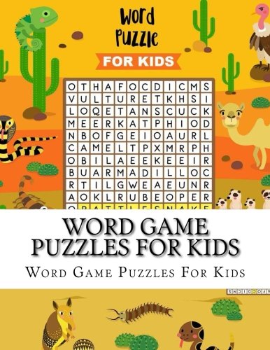Word Game Puzzles For Kids: Large Print Big Book Of Word Puzzles for ...