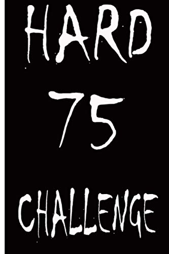 75 hard challenge journal: stay motivated 120 pages by Fitness World ...