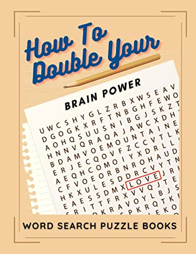 How To Double Your Brain Power Word Search Puzzle Books: Reality ...