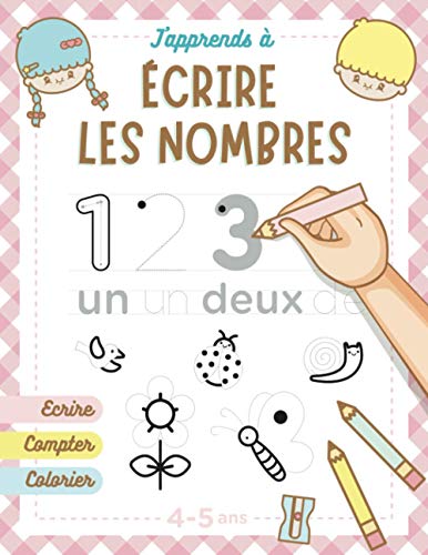 J’apprends à écrire les nombres :: Mon cahier d'apprentissage des nombres de 1 à 10 et d ...