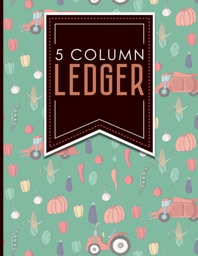 5 Column Ledger: Ledger Pad, Accounting Ledgers For Small Business ...