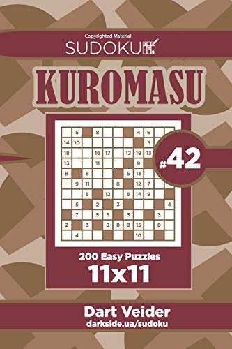 Sudoku Kuromasu - 200 Easy Puzzles 11x11 (Volume 42) by Dart Veider ...