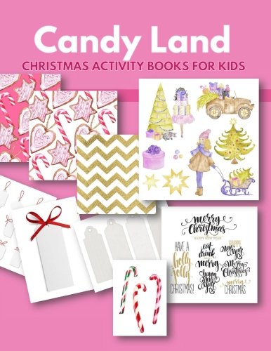 Christmas Activity Books for Kids: Christmas Candy Land & Sweet Shop ...