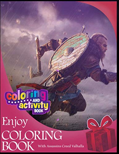 Assassins Creed Valhalla coloring book: color and draw , Great Gift ...