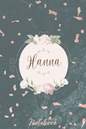 Hanna: Personalized Hearts Journal Notebook, Personalized Journal for ...