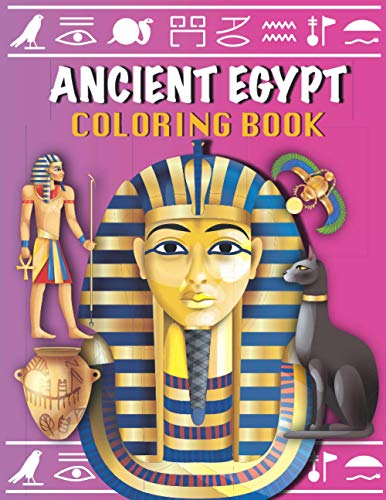 Ancient Egypt Coloring Book For Adults: An Artist's Coloring Book ...