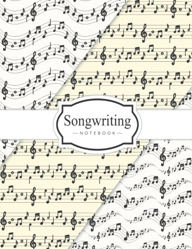 Songwriting Notebook: Manuscript Notebook for Songwriting and ...