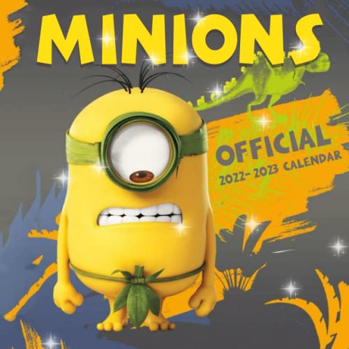 Minions 2022 Calendar: Cartoon 2022 OFFICIAL calendar -Minions Weekly ...