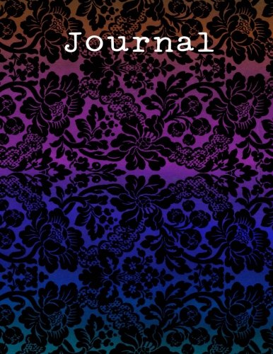 Journal: Colorful Lace - College Ruled Journal Notebook: 120 Pages - 8. ...
