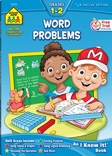 Word Problems 1-2 Deluxe Edition Workbook by School Zone Publishing ...