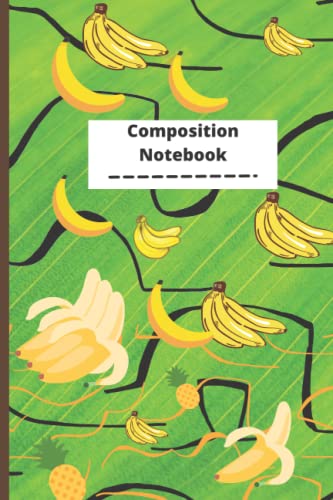 Composition Notebook: Cute banana Journal Ruled Composition Notebook to ...