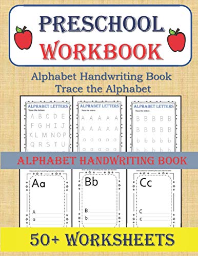 Preschool Workbook, Alphabet Handwriting Book, Trace the Alphabet ...