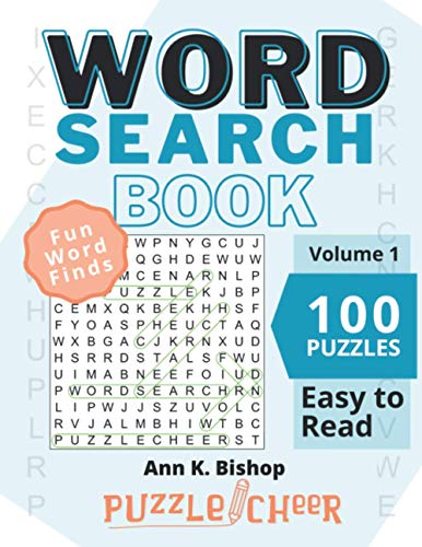 Word Search Puzzle Book, Volume 1: Family Fun Word Finds With Easy to ...