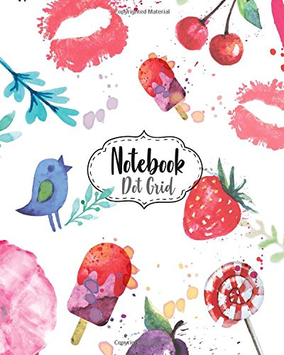 Notebook: Cute Summer : Dot-Grid : Notebook For Journaling, Doodling ...