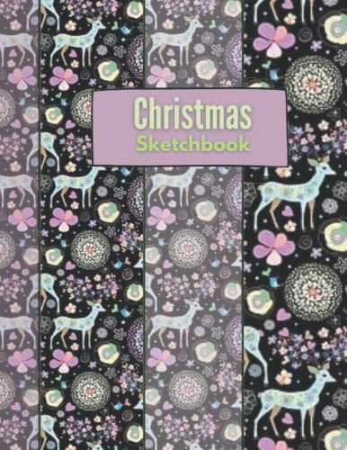 Christmas Sketchbook: Blank Paper for Kids. Children SketchBook for ...