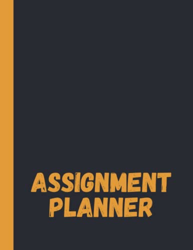 Assignment Planner: Student Assignment Book, Homework Planner log book ...
