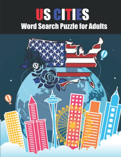 US Cities Word Search Puzzle for Adults: U.S. Cities and Towns Word ...