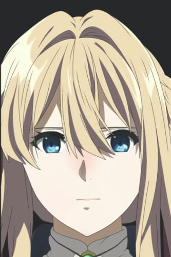 Violet evergarden notebook: Violet evergarden anime Themed Colorful ...