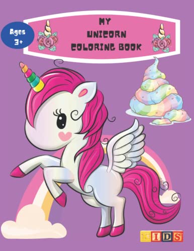 UNICORN COLORING BOOK: BG PRESS & CO. KIDS COLORING BOOK 8.5" X 11" 50 ...
